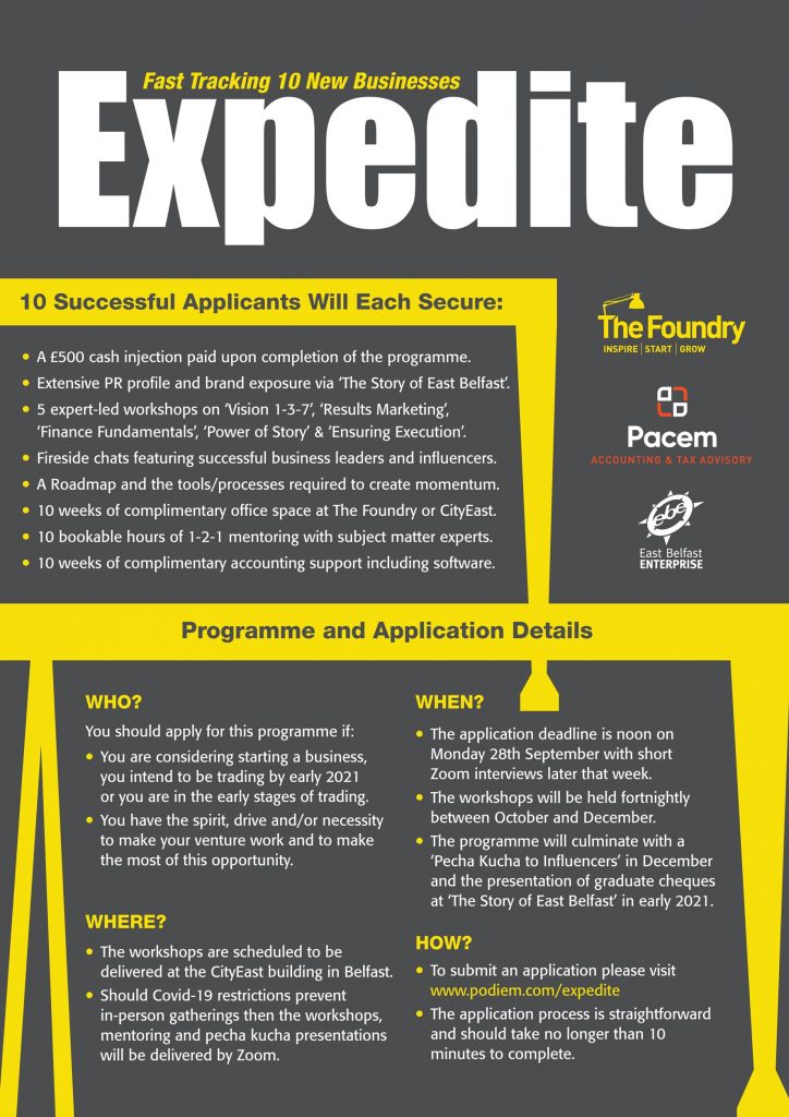 Expedite Programme Application - Podiem